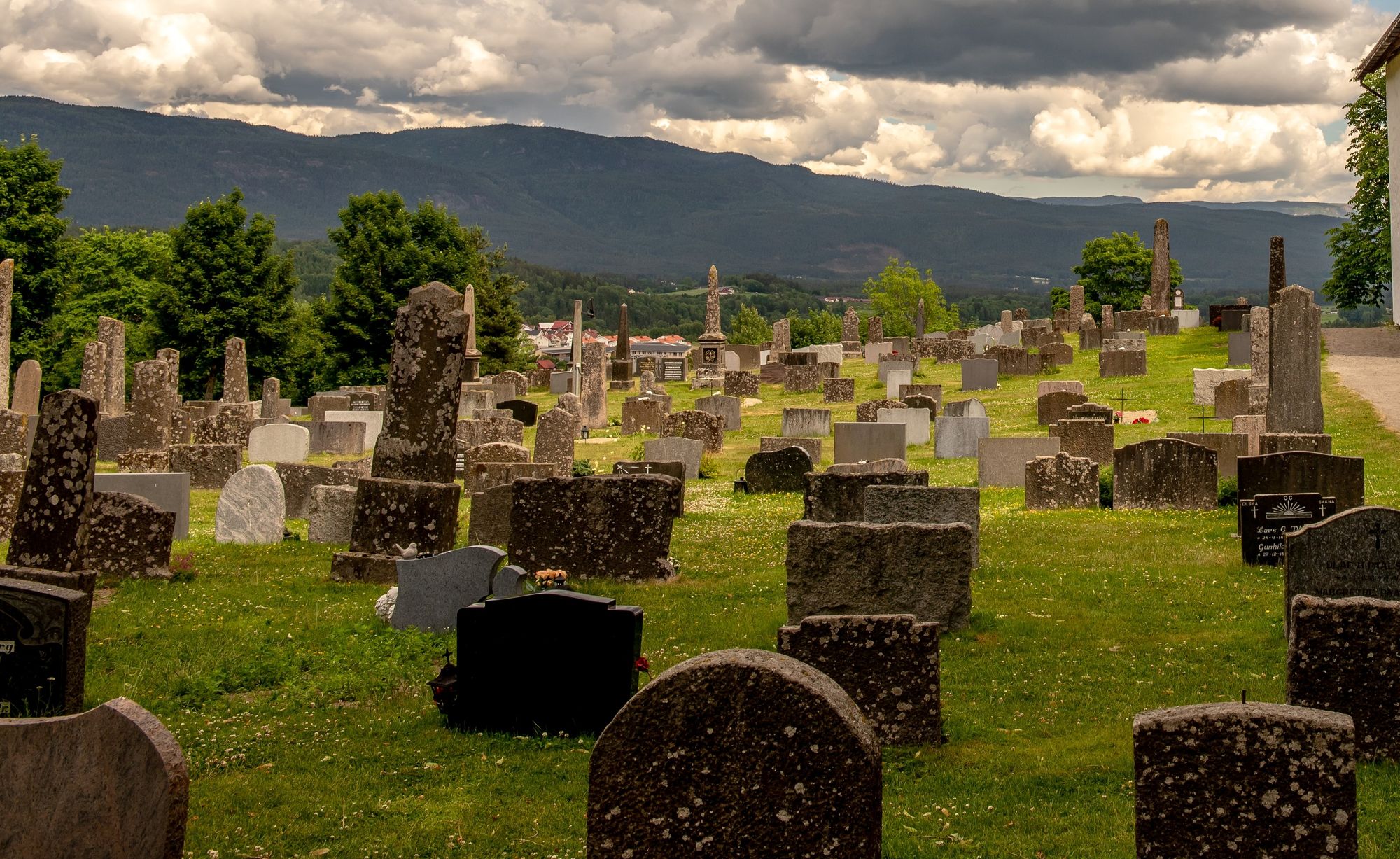 Cycling Past the Graveyard