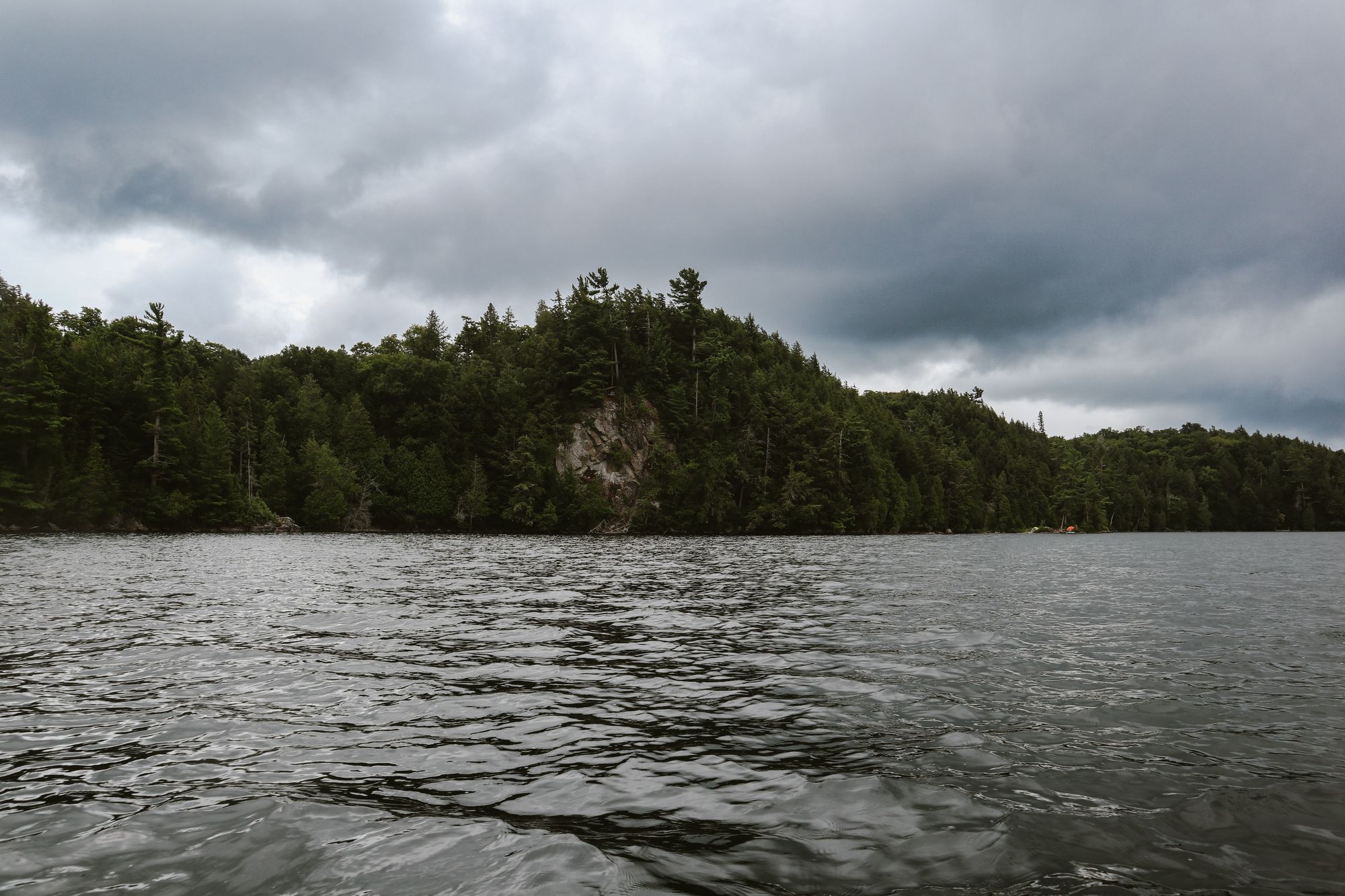 Lake During Storm